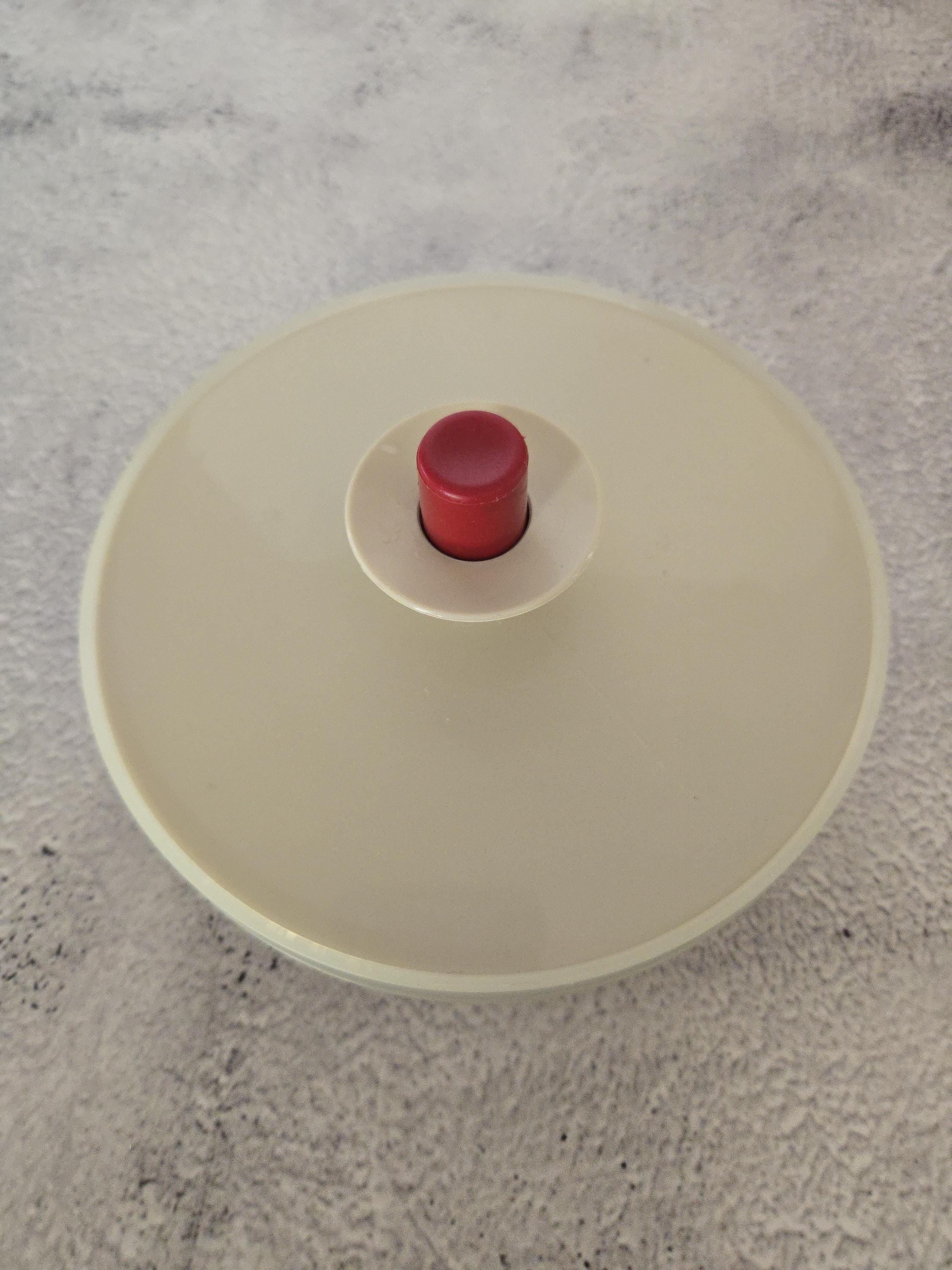 Vintage Tupperware #1575-4 Small Red Short Pitcher With Push-top Lid ...