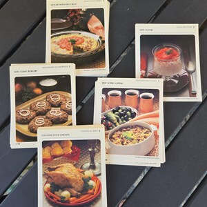 Vintage Betty Crocker Recipe Cards Set of 5 Without Divider Card, Gift ...