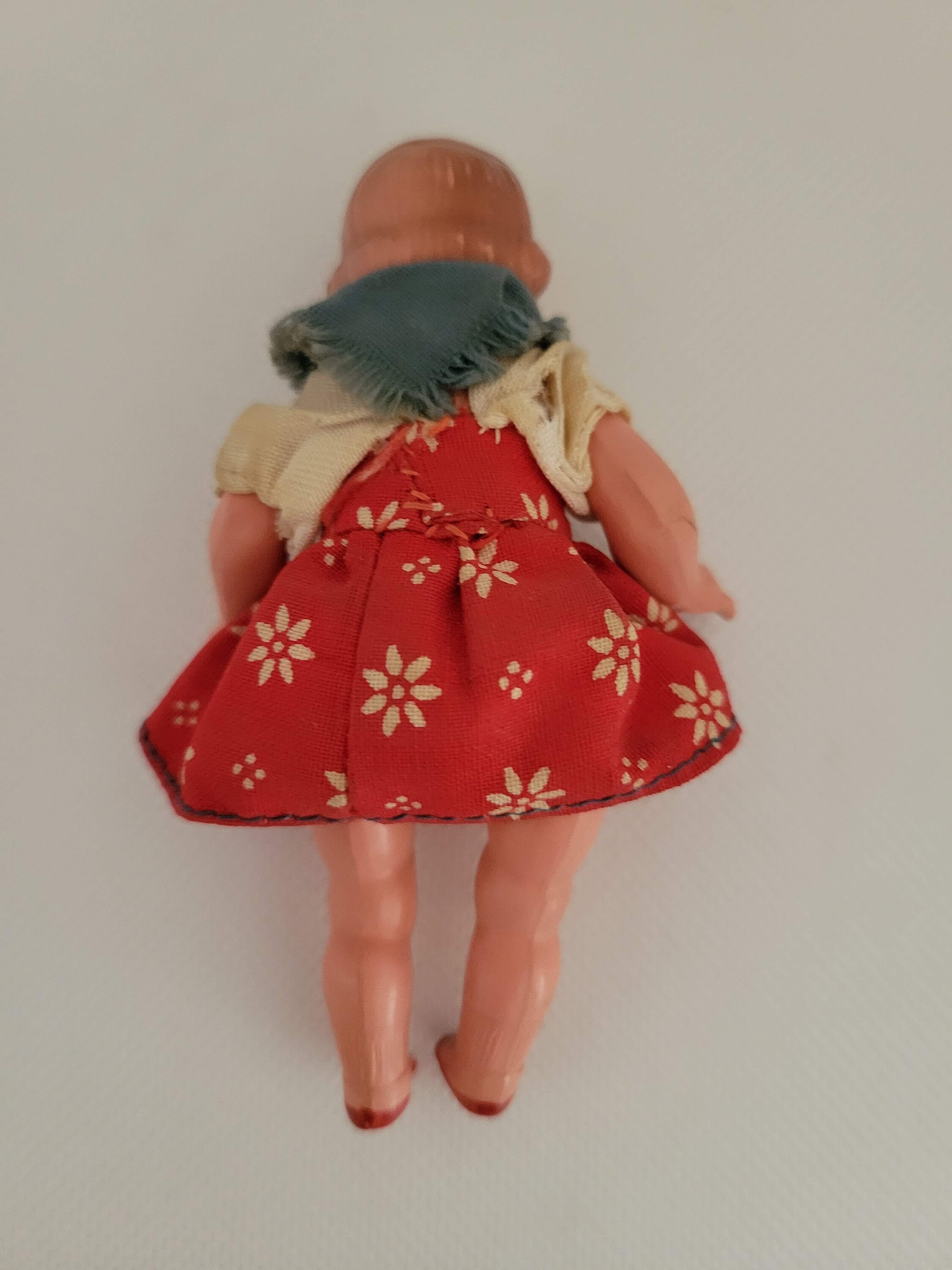 Vintage Miniature Doll, Mini, Baby, Toy, Craft, Decor, Tiny Girl - Etsy
