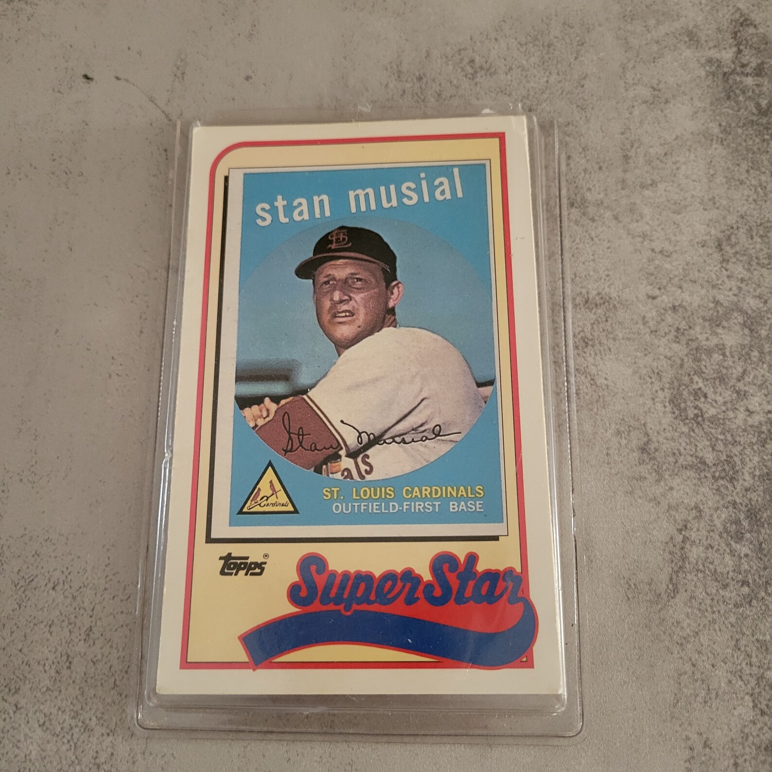 1989 TOPPS Super Star Baseball Talk Card Stan Musial #27 | MLB | St ...