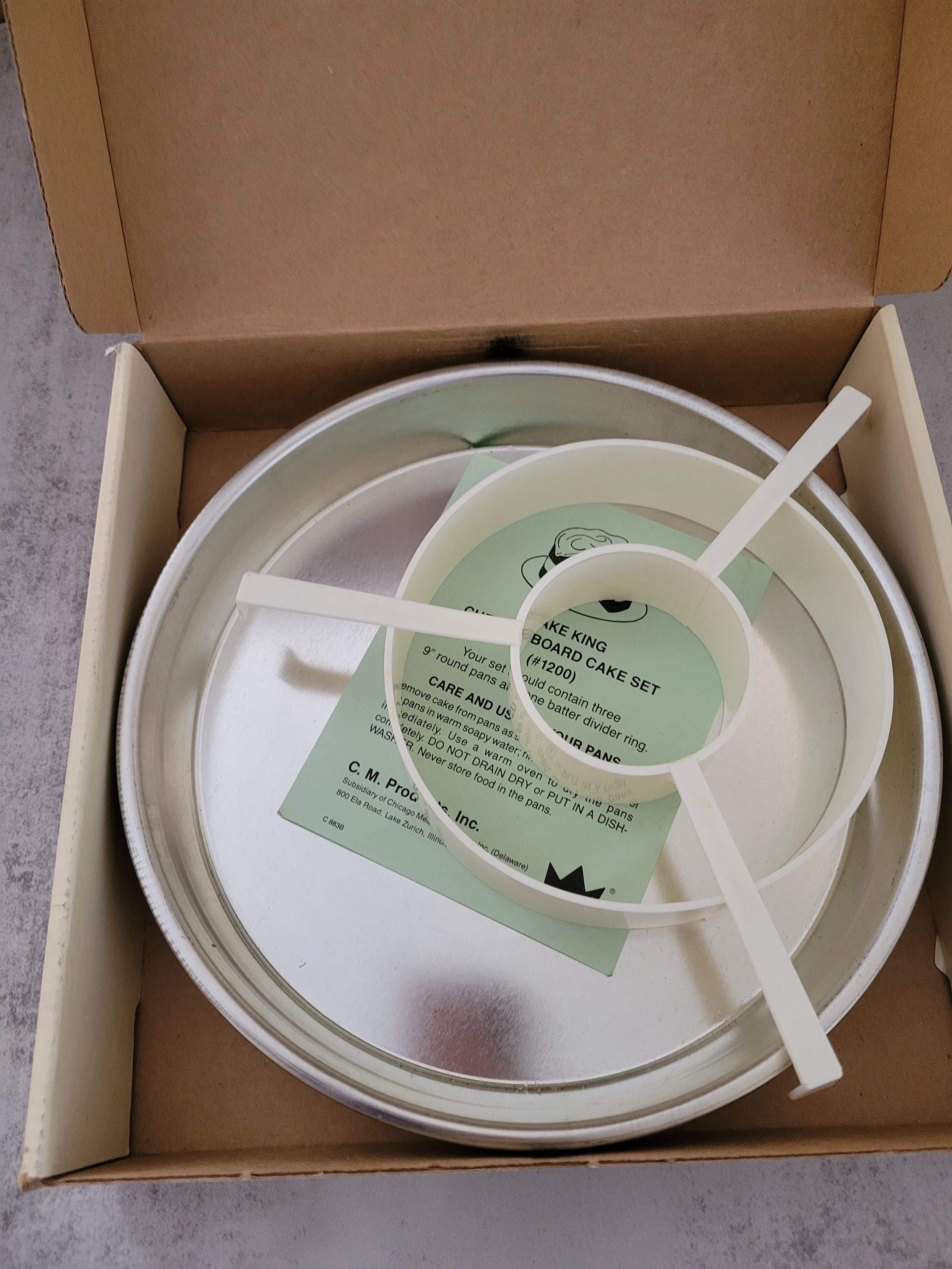 Vintage the Classic Checkerboard Cake Pan Set in New/original Box ...