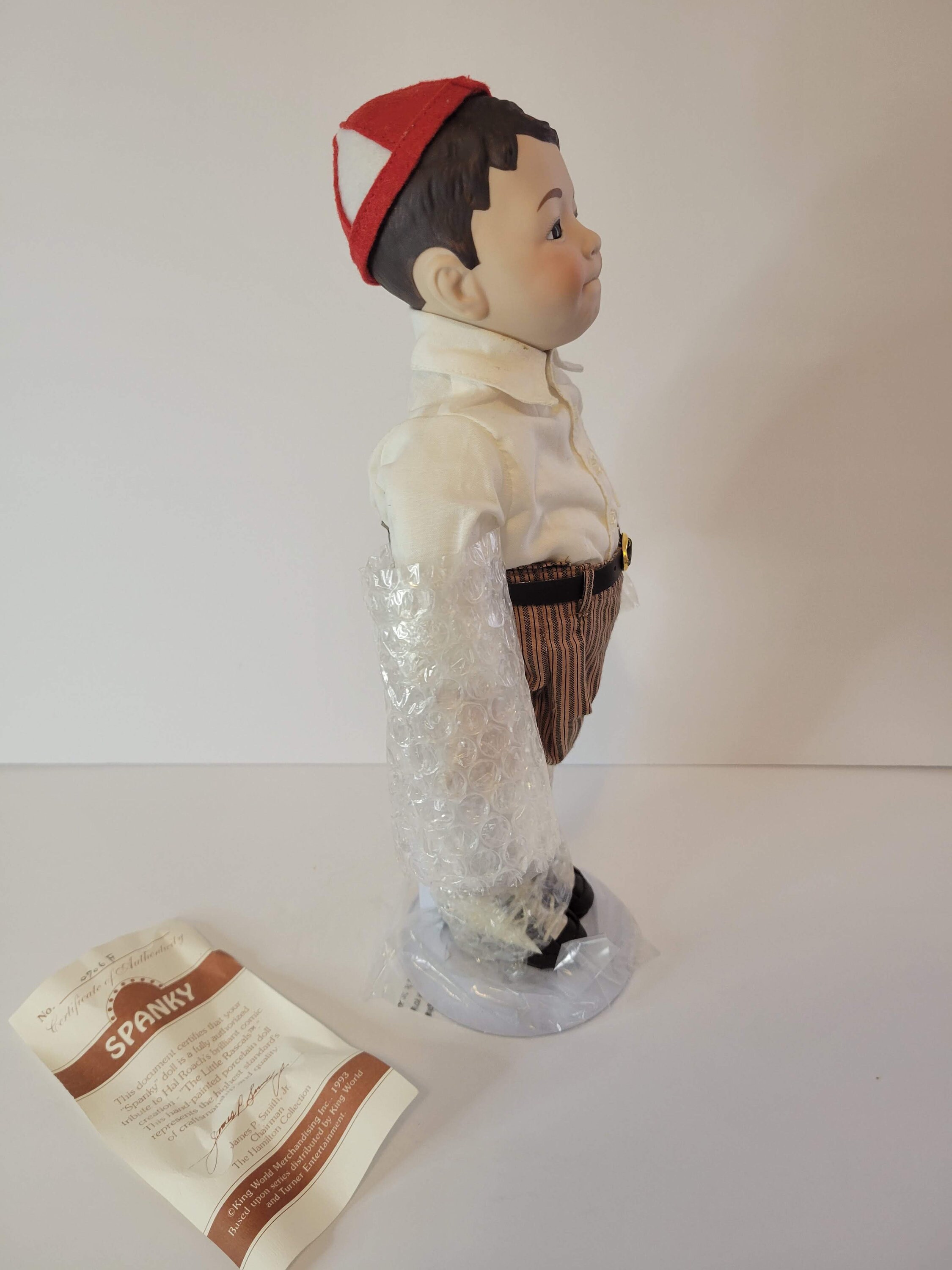 Little Rascals Spanky Porcelain Doll With Box and Stand by - Etsy