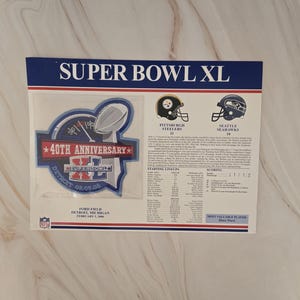 Official Super Bowl Patch Collection - Etsy