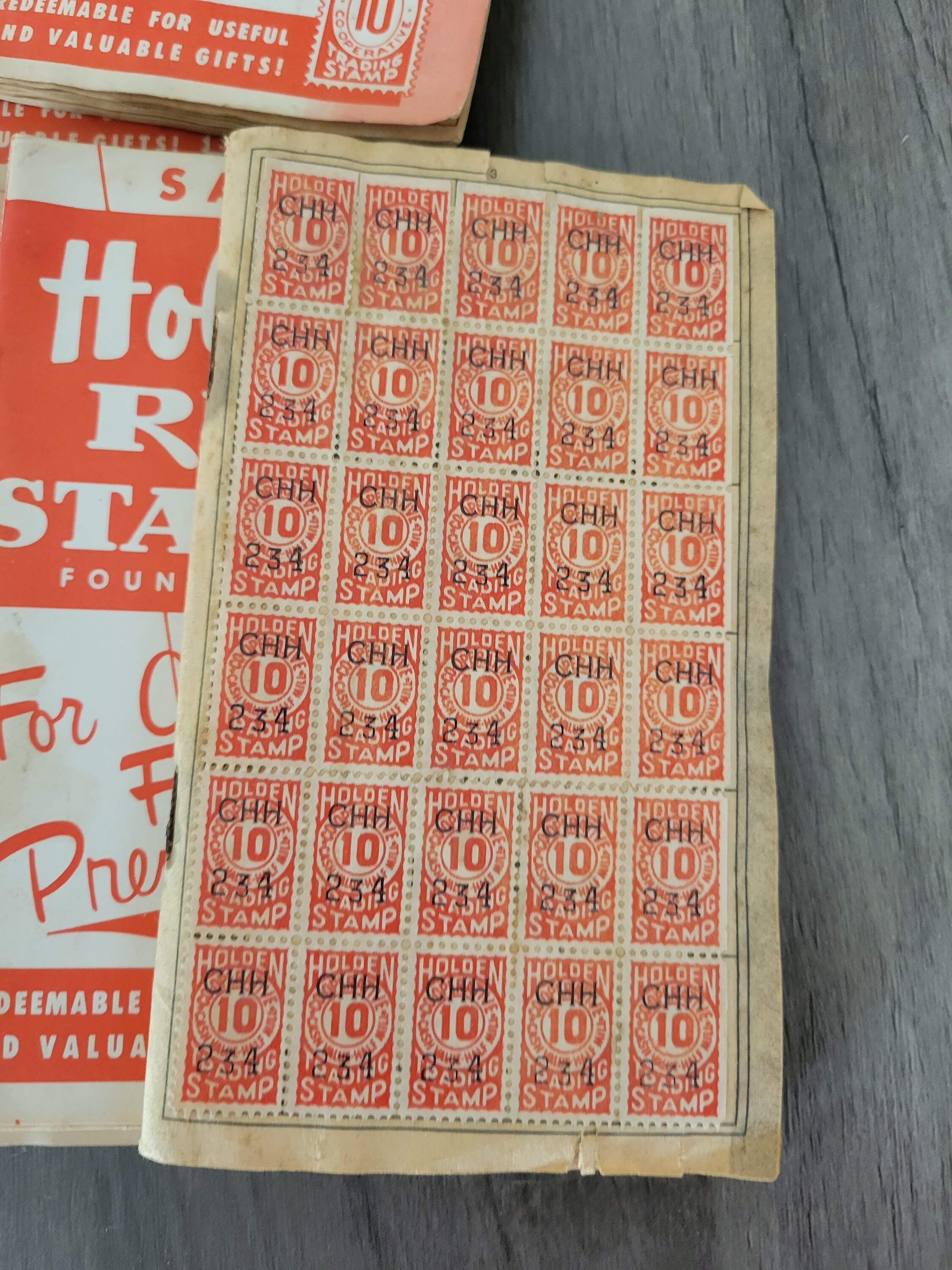 Vintage Holden Red Stamps Set of 11 FULL Trading Stamp Books - Etsy