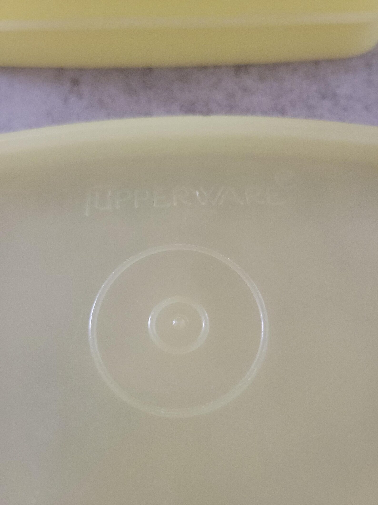 Vintage Tupperware Yellow Stacking Storage Container With Lid, Kitchen ...