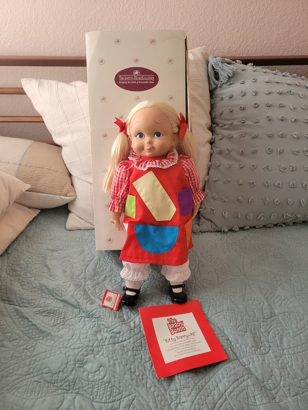 Rare kitty Karry-all From Brady Bunch by - Etsy