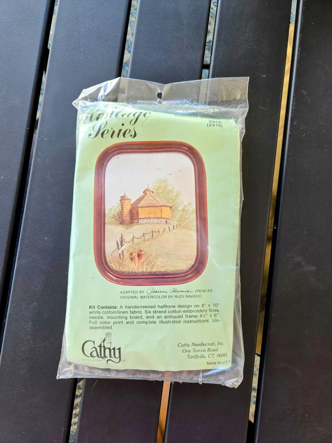 Needlepoint Picture Kits by Cathy Needlecraft "summer Season" No. 2916 ...