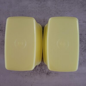 Vintage Tupperware Yellow Stacking Storage Containers With Lids - Etsy