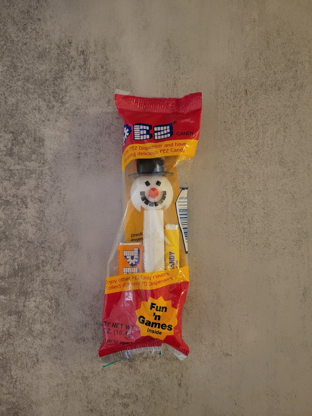 PEZ Vintage Snowman Candy Dispenser NIP - Etsy