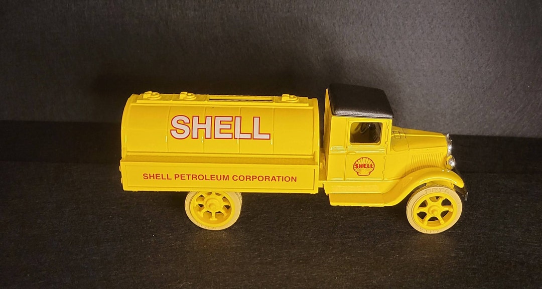 Vintage Diecast Shell 1931 Tanker Truck Coin Bank - Etsy
