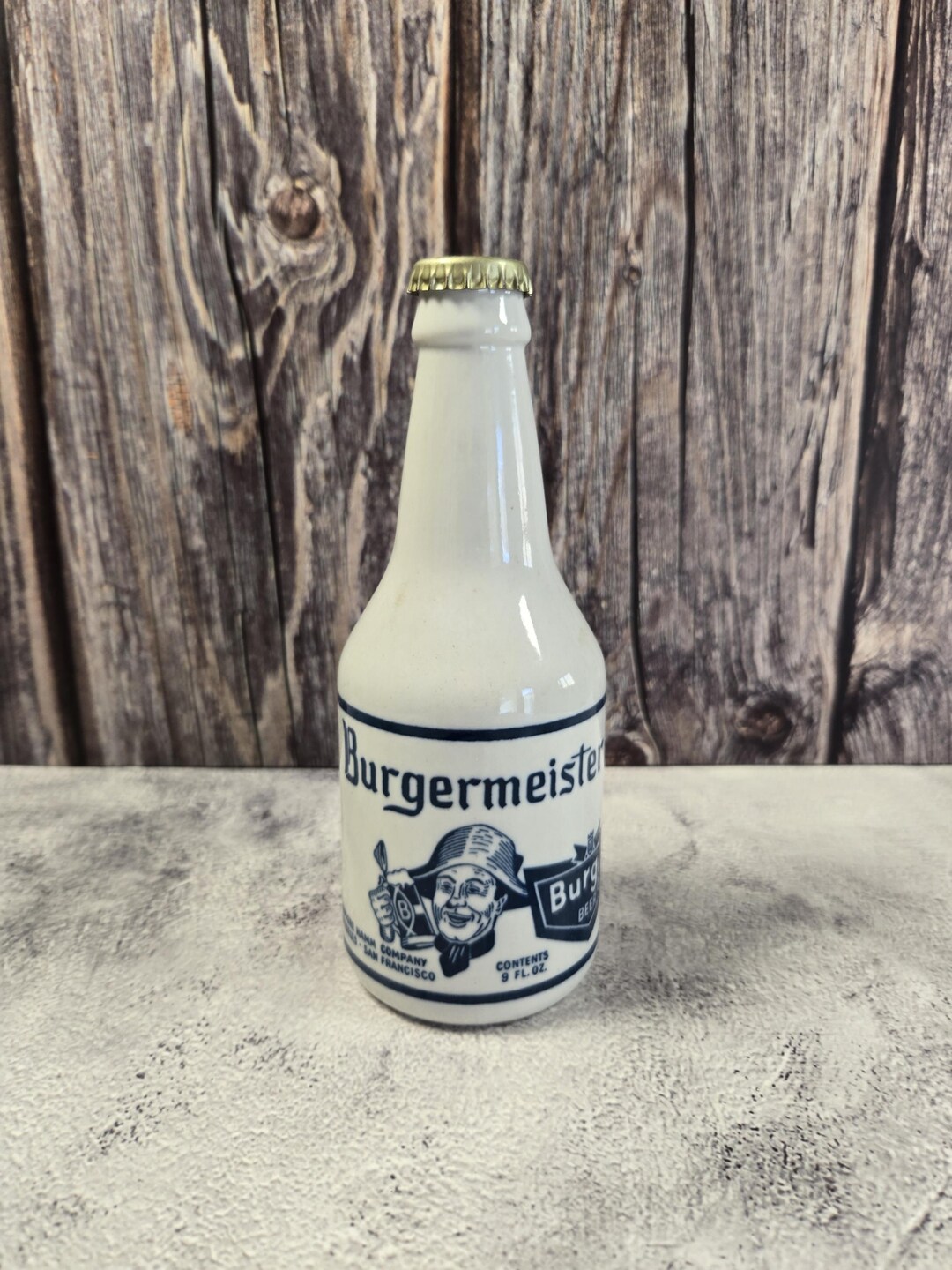 Ceramic Burgie Beer, Burgermeister Beer Bottle Theodore Hamm Company - Etsy