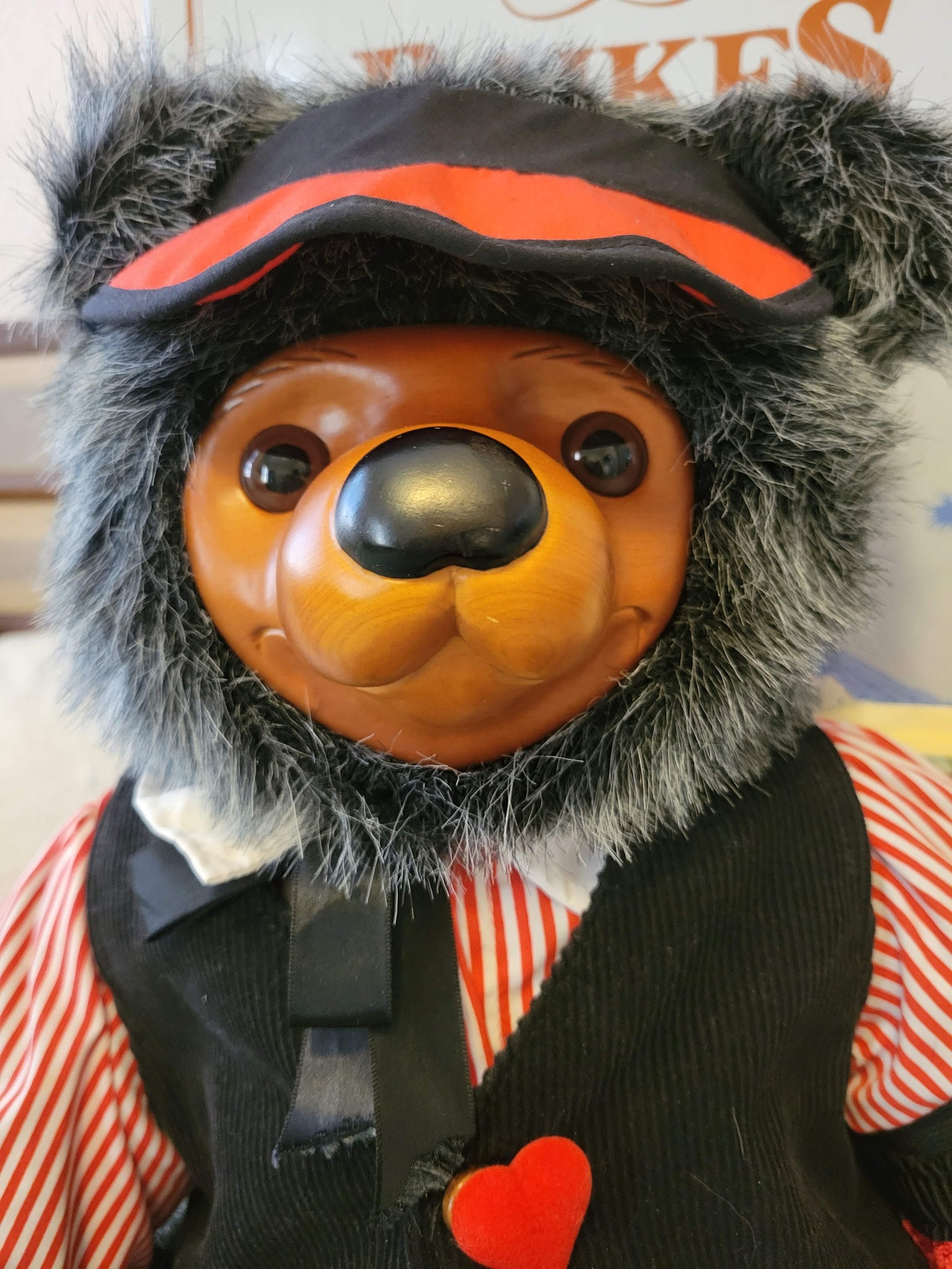 Robert Raike's Bear 1986 Max the Gambler in Original Box and Tag With ...