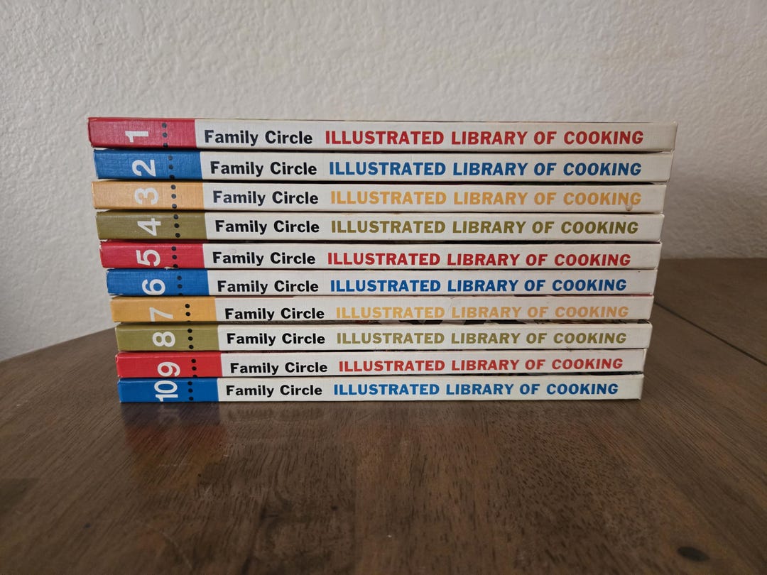 1972 Family Circle Illustrated Library of Cooking Volume 1 - 10 ...