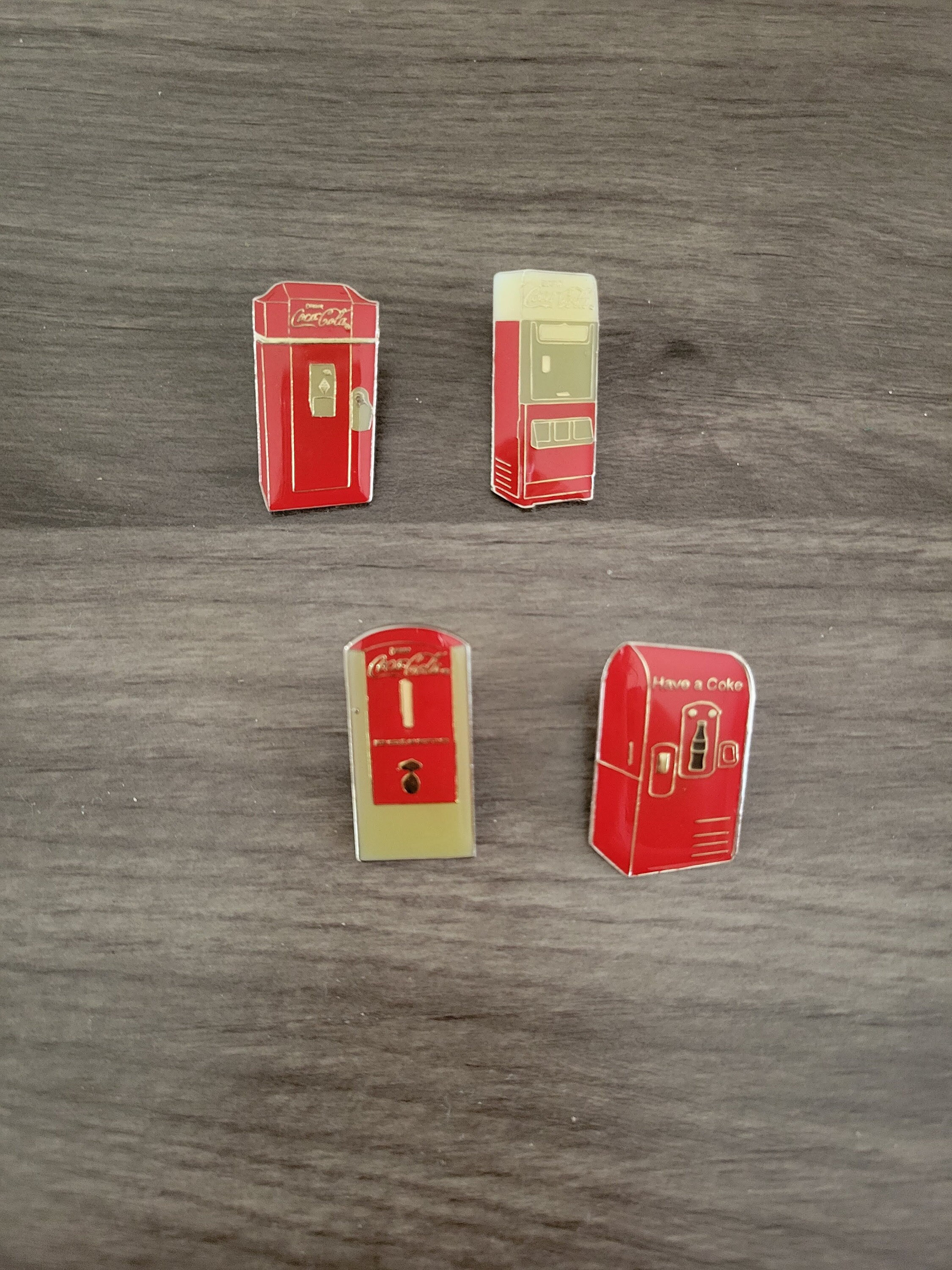 Coca-cola 1994 Vending Machine Pins Set of 4 lot 2, Coke, Collection ...