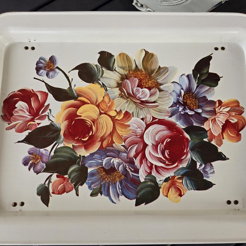 Tv Trays Vintage Metal - Etsy