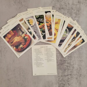 Vintage Betty Crocker Recipe Cards Set of 5 Without Divider Card, Gift ...