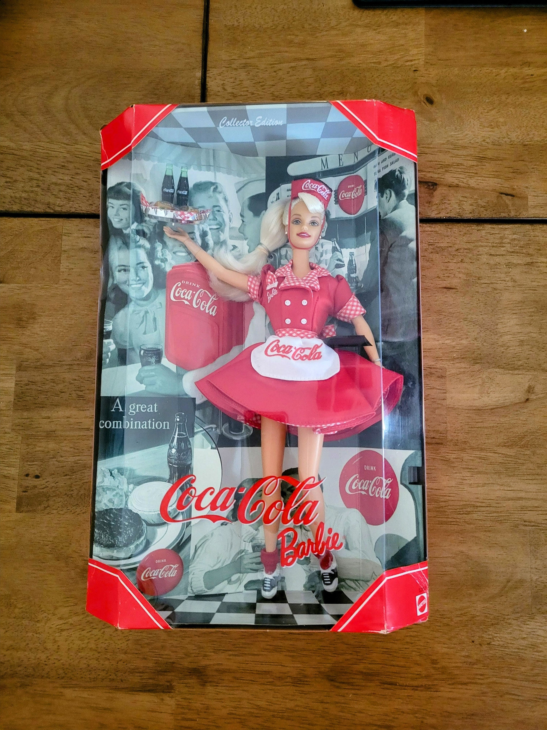 Coca Cola Barbie 1998 Mattel Collector Edition New In Box Ken Soda
