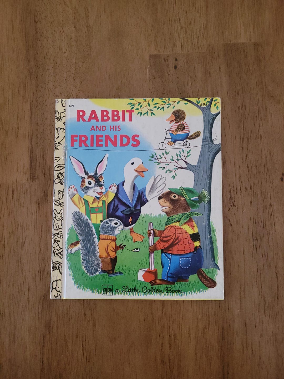 Vintage 1977 Little Golden Book Rabbit and His Friends, Childrens Book ...