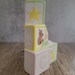 Ceramic Hand Painted Baby Block Music Box, Baby Lullaby, Brahms Lullaby ...