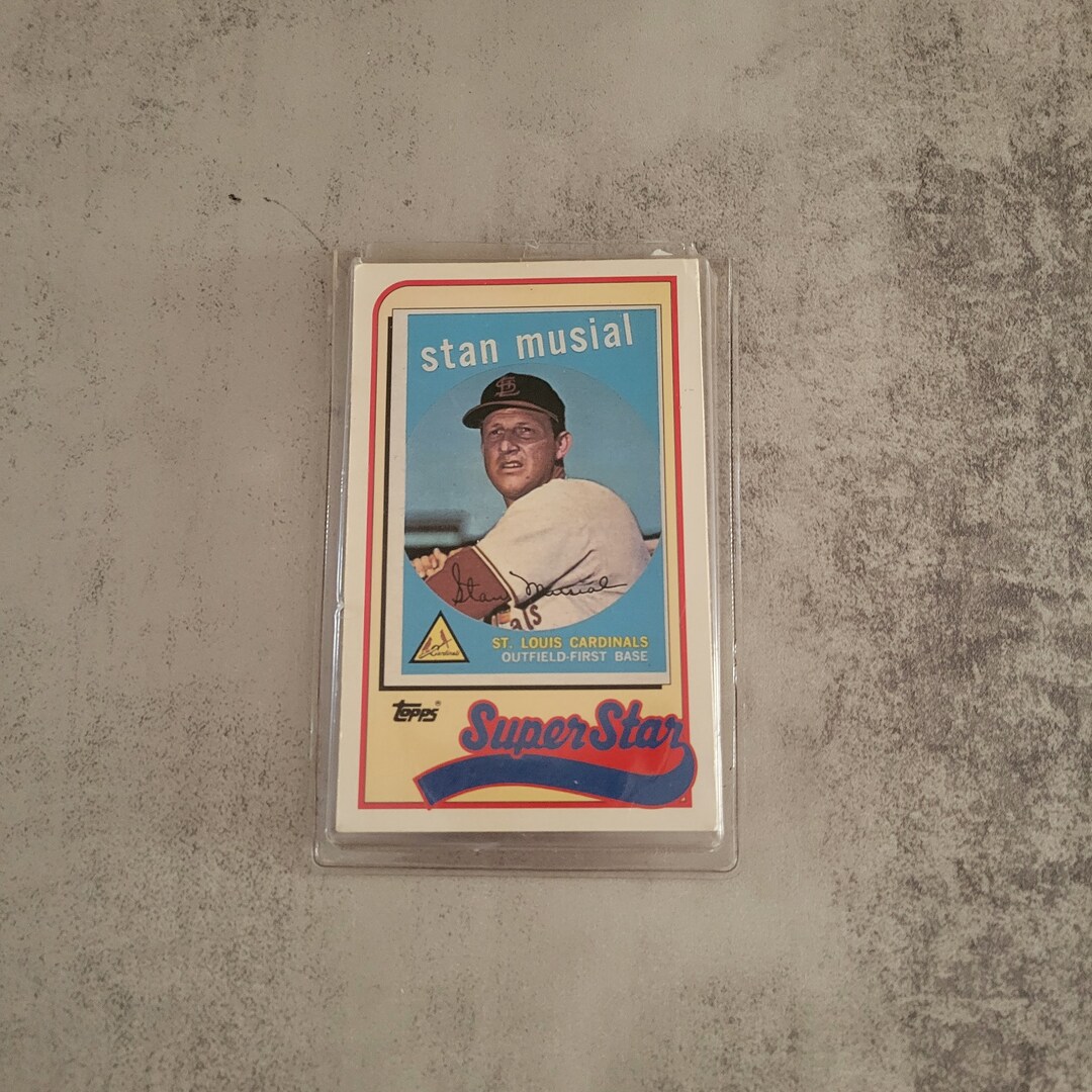 1989 TOPPS Super Star Baseball Talk Card Stan Musial #27 | MLB | St ...