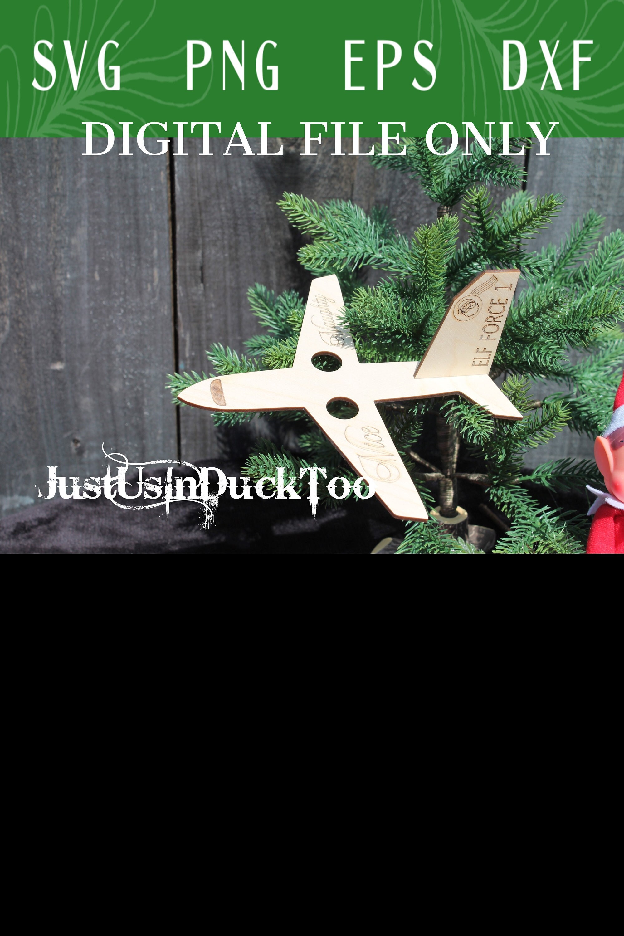 Elf Airplane Prop Download, Christmas, Plane, Shelf Sitter, Xmas,svg ...