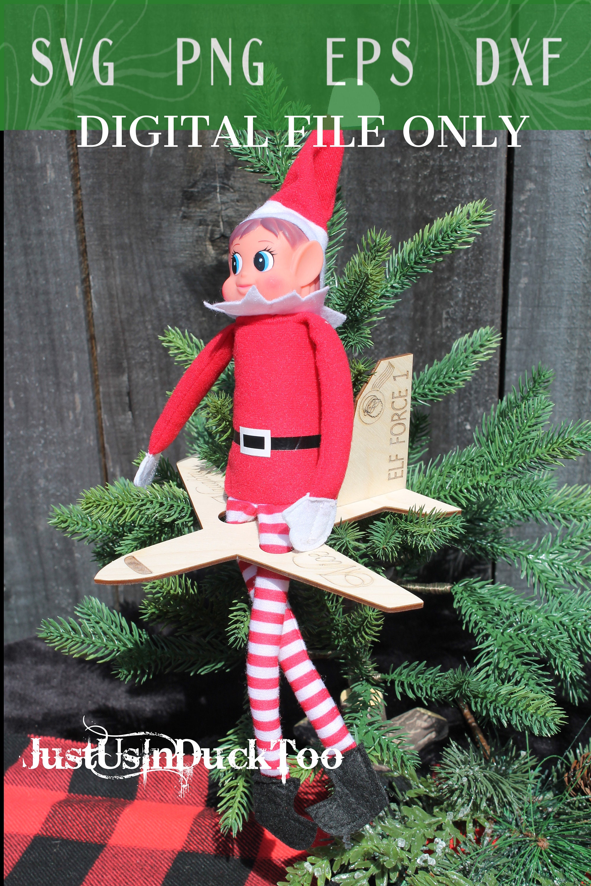 Elf Airplane Prop Download, Christmas, Plane, Shelf Sitter, Xmas,svg ...
