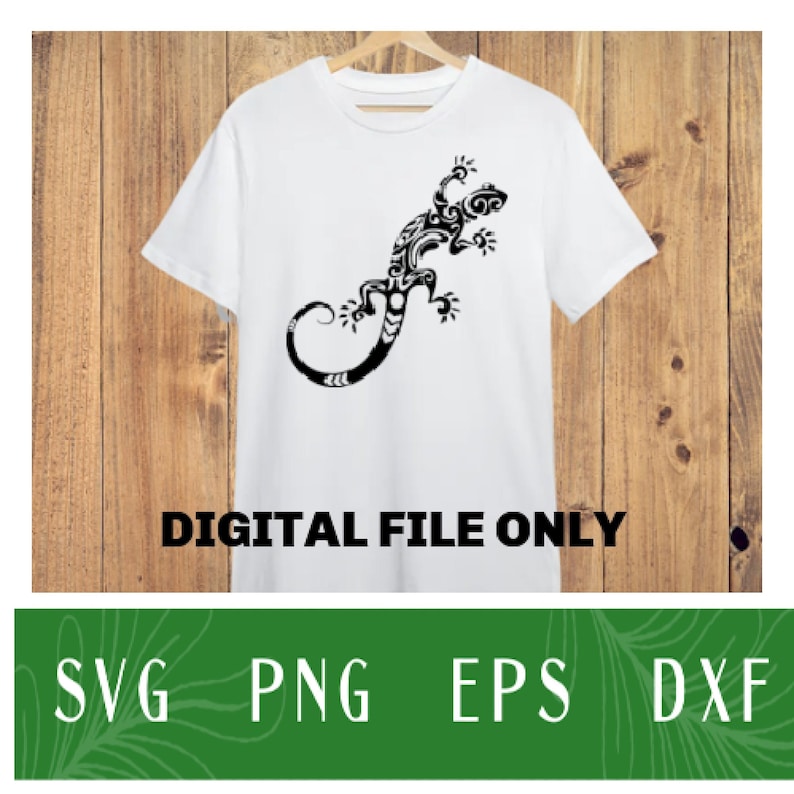 Tribal Lizard Clipart Digital Download Reptile SVG PNG Eps - Etsy UK