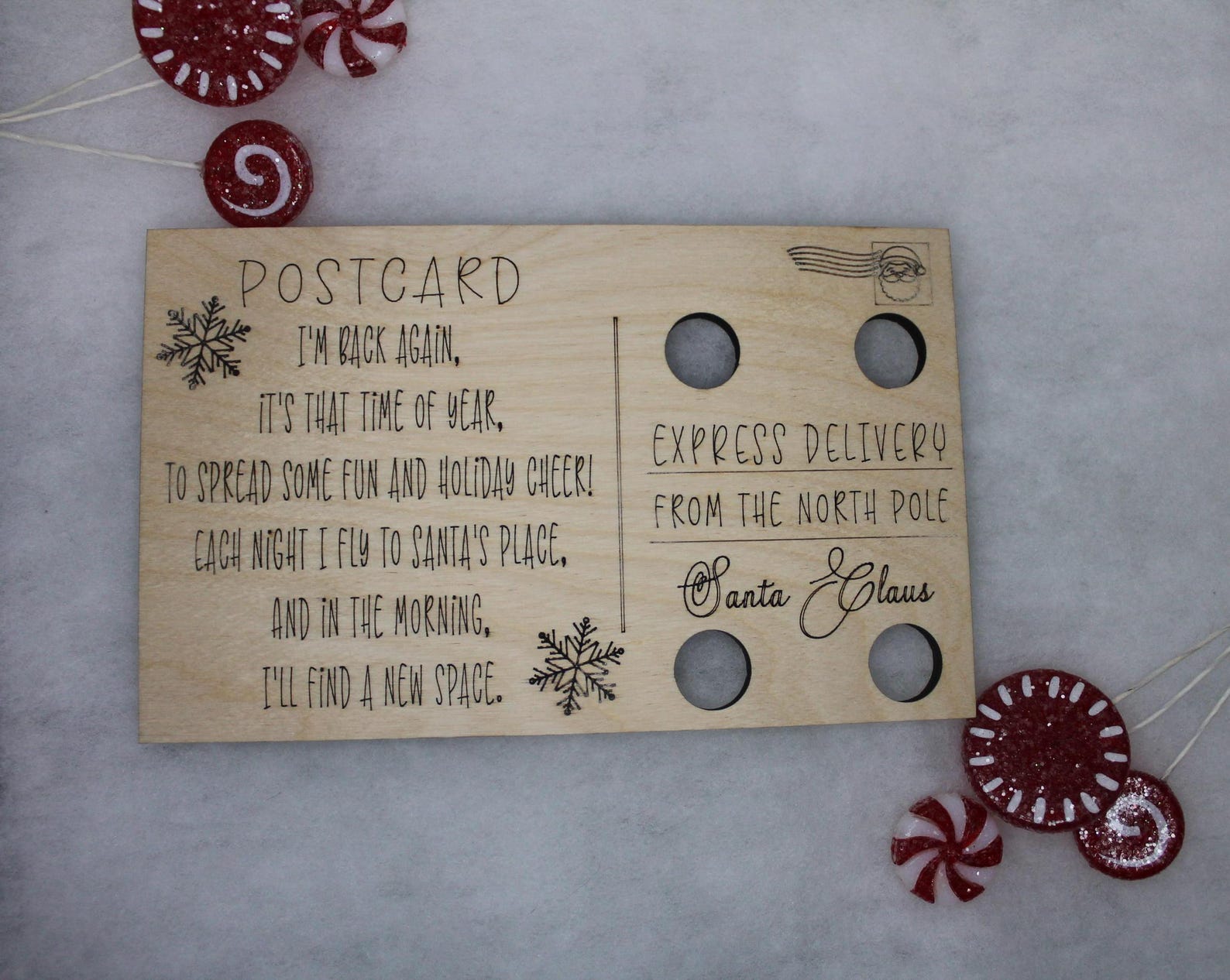 I'm Back! Elf Postcard Digital File Laser Engraving Elf Prop, SVG, PNG ...