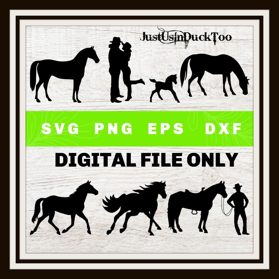 Digital Horse File Set - Etsy