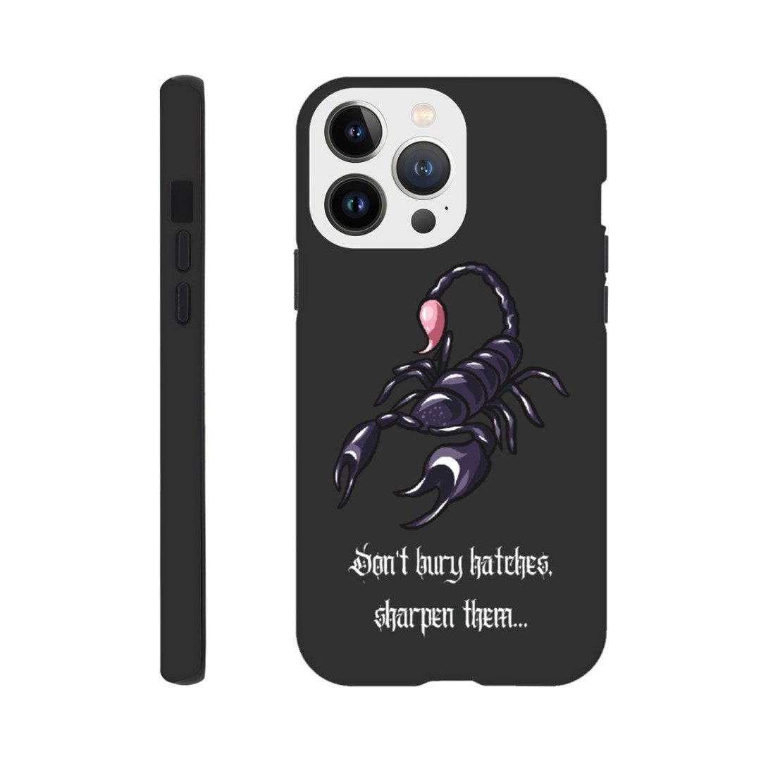 Wednesday Addams Nero Scorpion Tough Phone Case iPhone X XS XR 11 12 13 ...