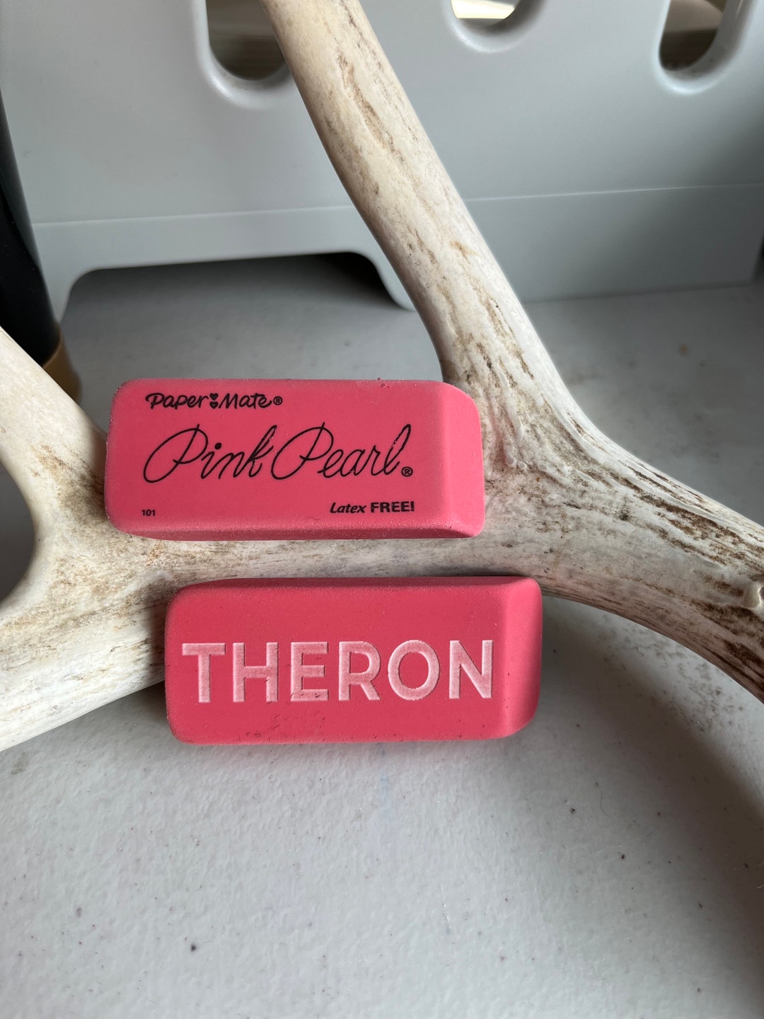 Custom Pink Pearl Eraser - Etsy