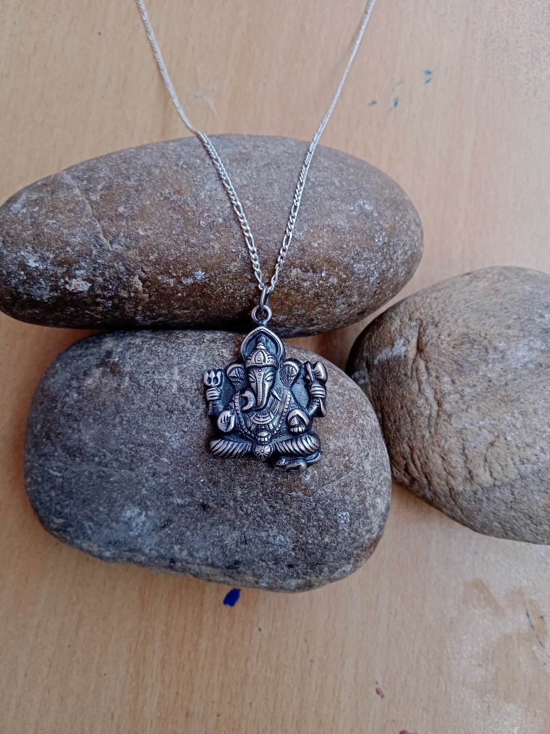 Ganesh Ji Pendant, Hindu Pendant, Spiritual Jewelry, Goddess Pendant ...