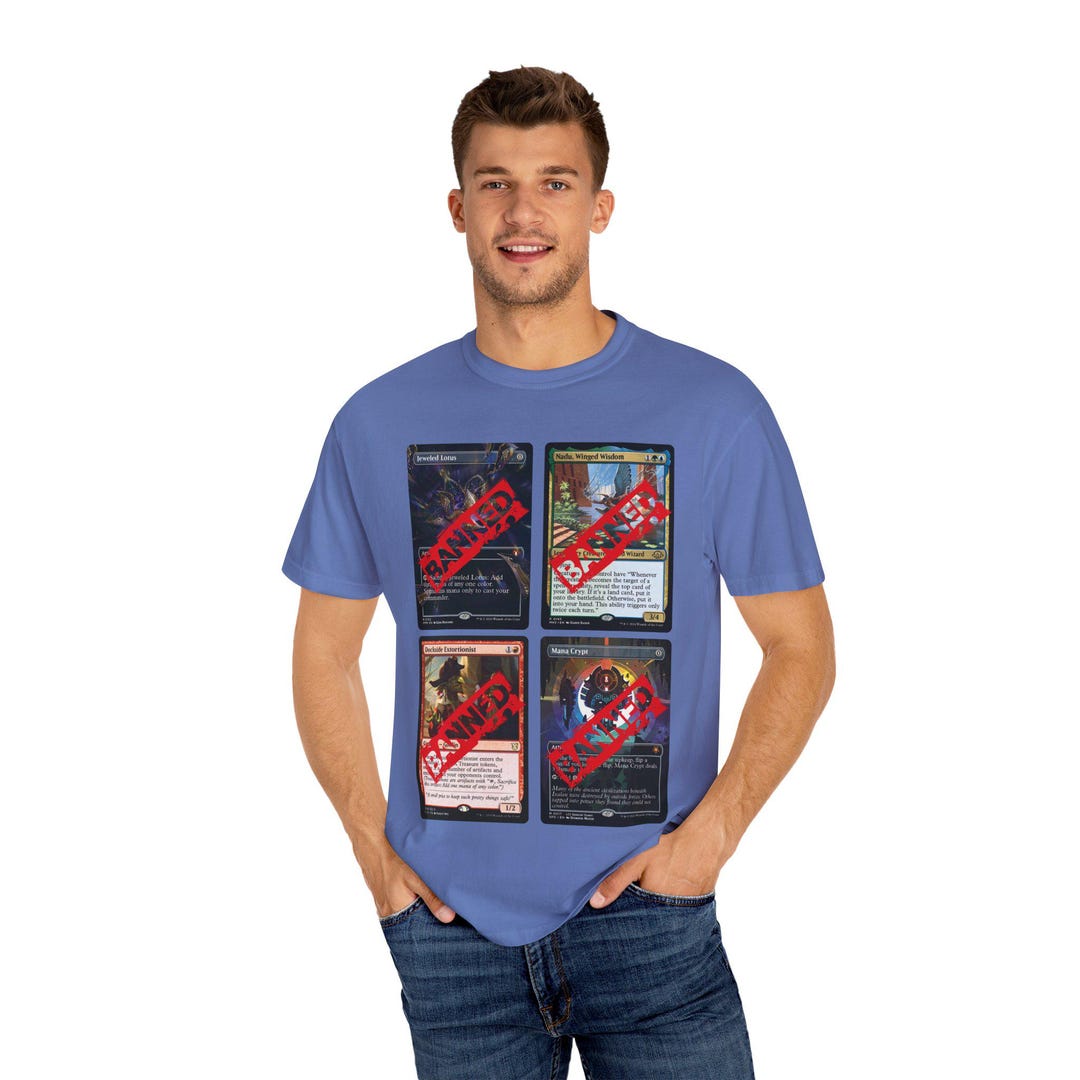 MTG Cards Tee Comfort Colors Garment-dyed Unisex Shirt, Play on Cards ...