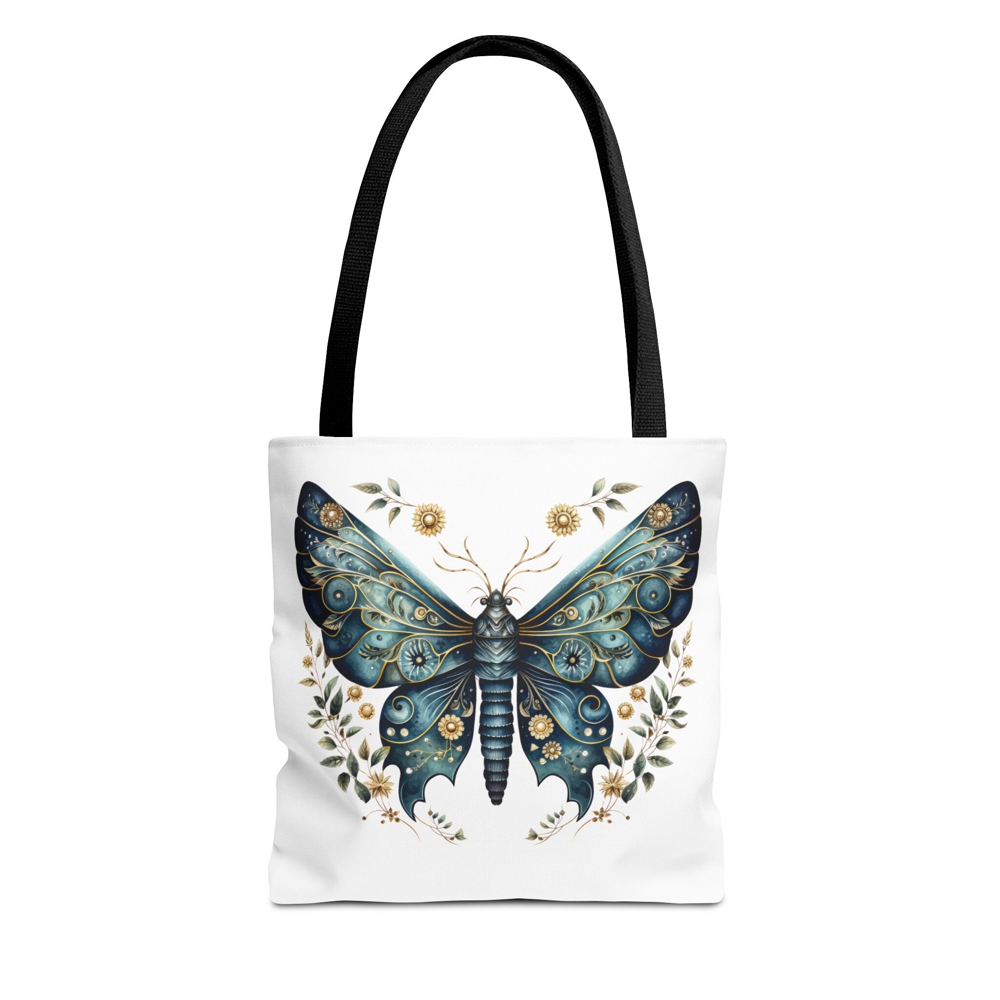 Celestial Moths Tote Bags Celestial and Moody Goblin Core Decor ...
