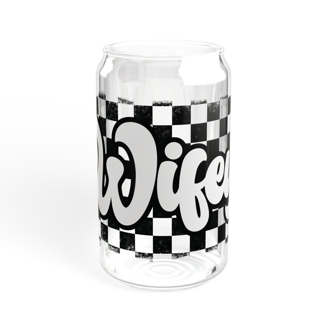 The wifey Sipper Glass is a Stylish and Durable 16oz Glass Designed to ...