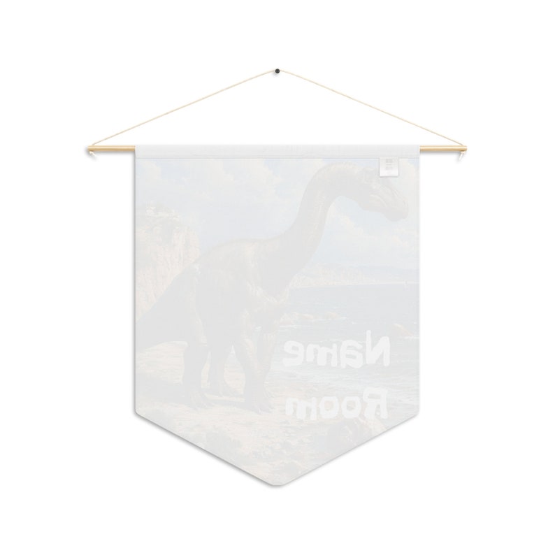 Customized Dinosaurs Pennant Sign Personalized With Child's Name or ...