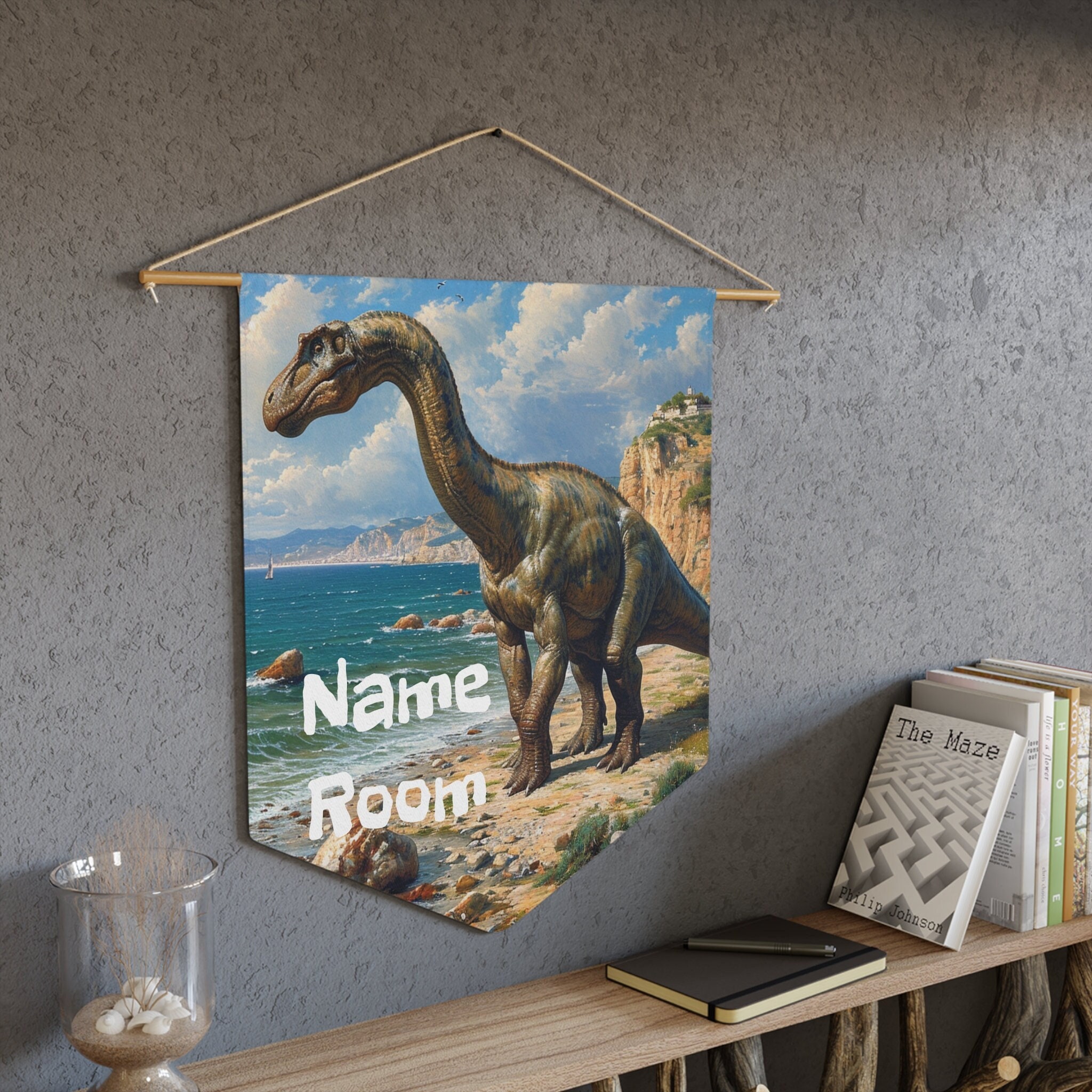Customized Dinosaurs Pennant Sign Personalized With Child's Name or ...