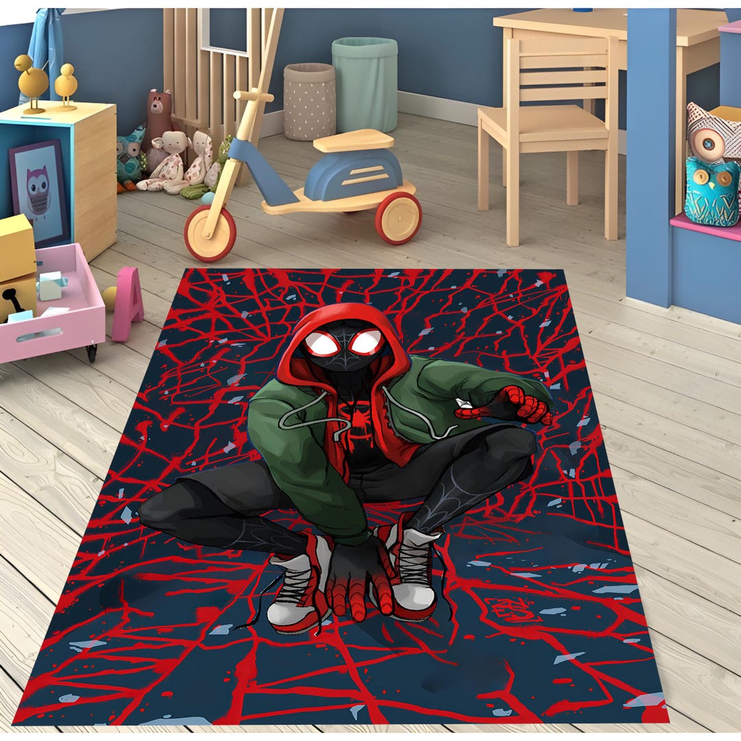 Spiderman, Spider Man, Spiderman Rug, Kids Room Rugs, Spiderman ...