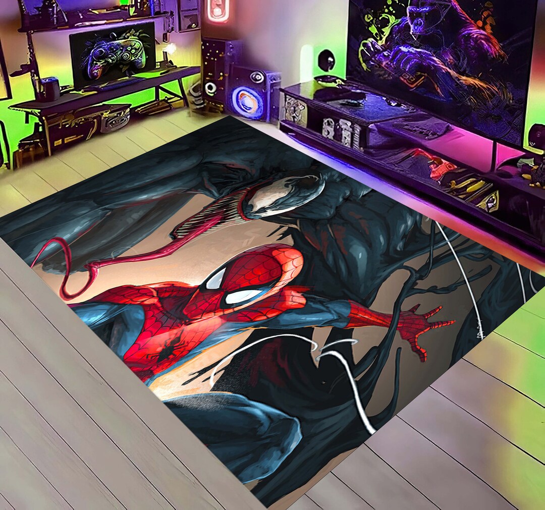 Spiderman, Spider Man, Spiderman Rug, Kids Room Rugs, Spiderman ...