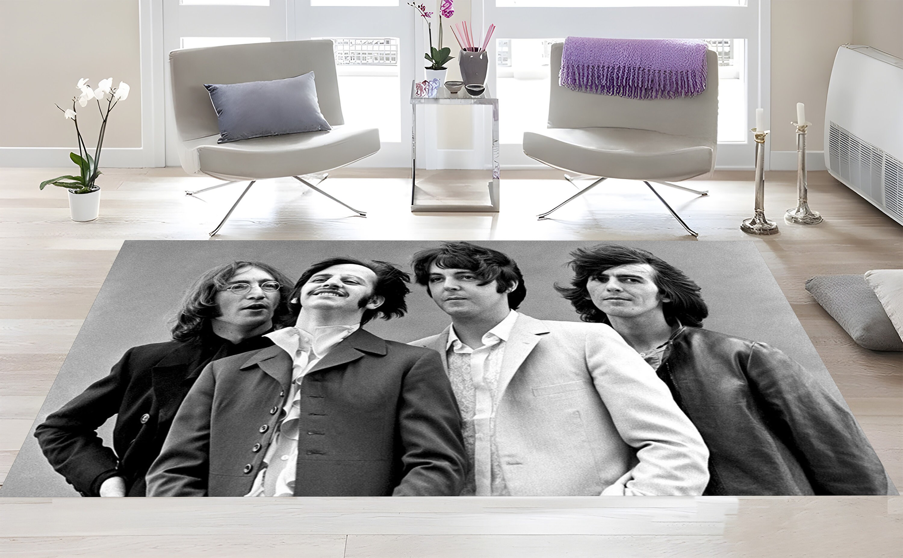 The Beatles Rug,the Beatles,the Beatles Members,themed Rug,modern Rugs ...
