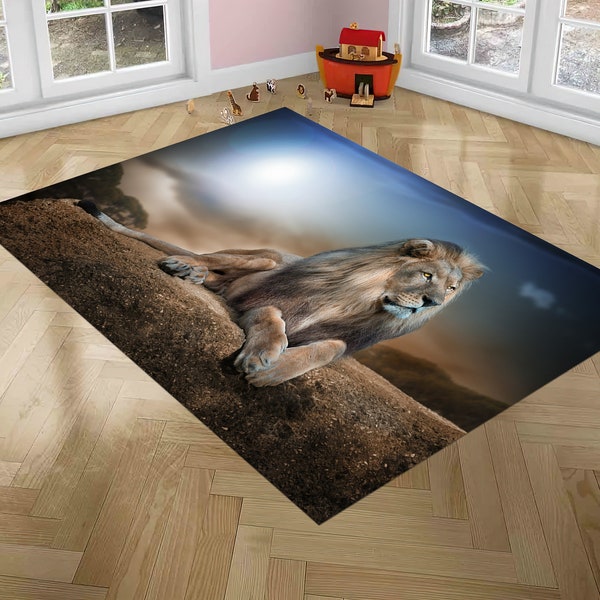 Lion Rug - Etsy