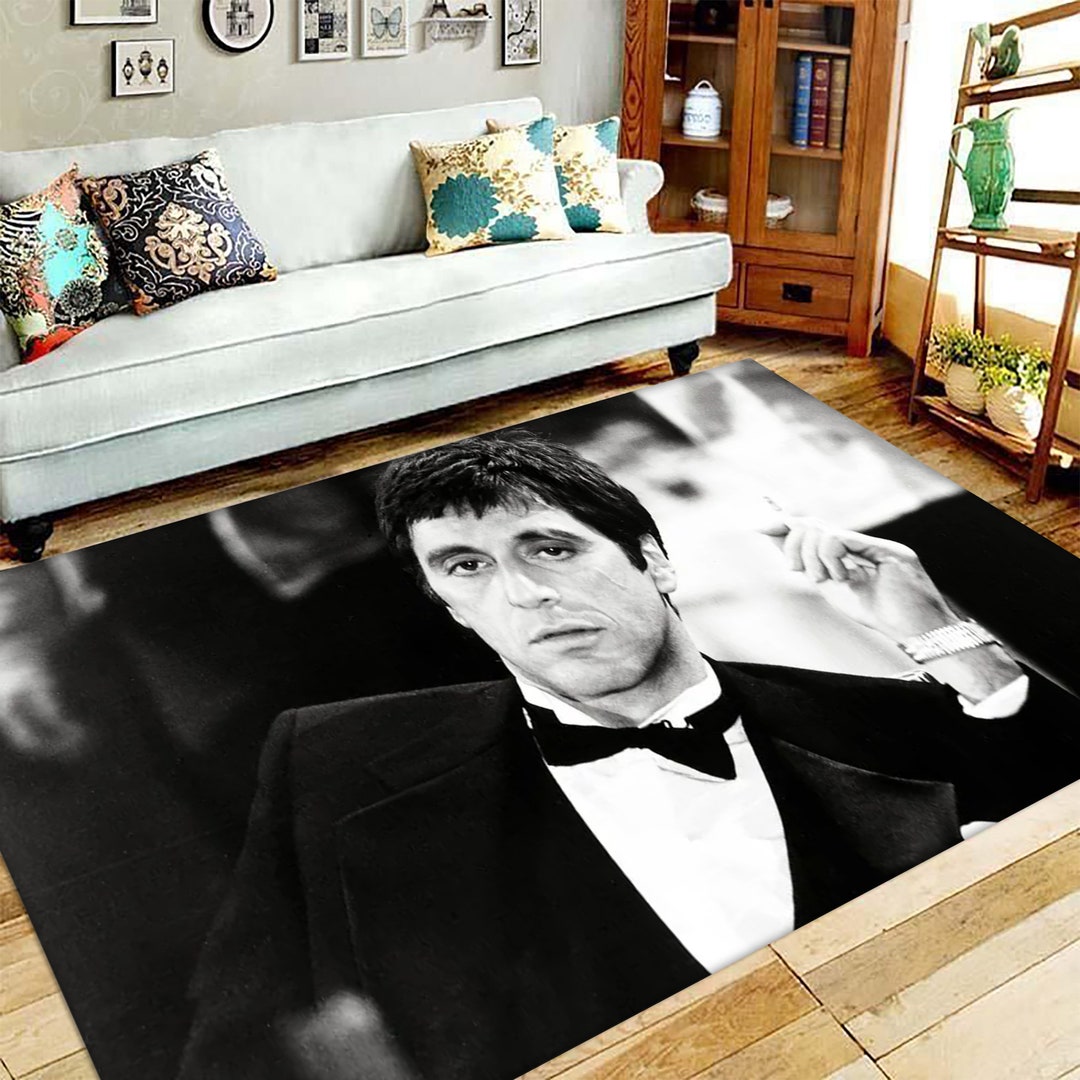 Scarface Rug, Legend Star and Film, Famous Rug, Tony Montana Rug ...