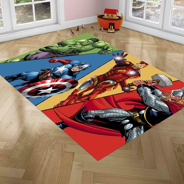 Avengers Rug - Etsy