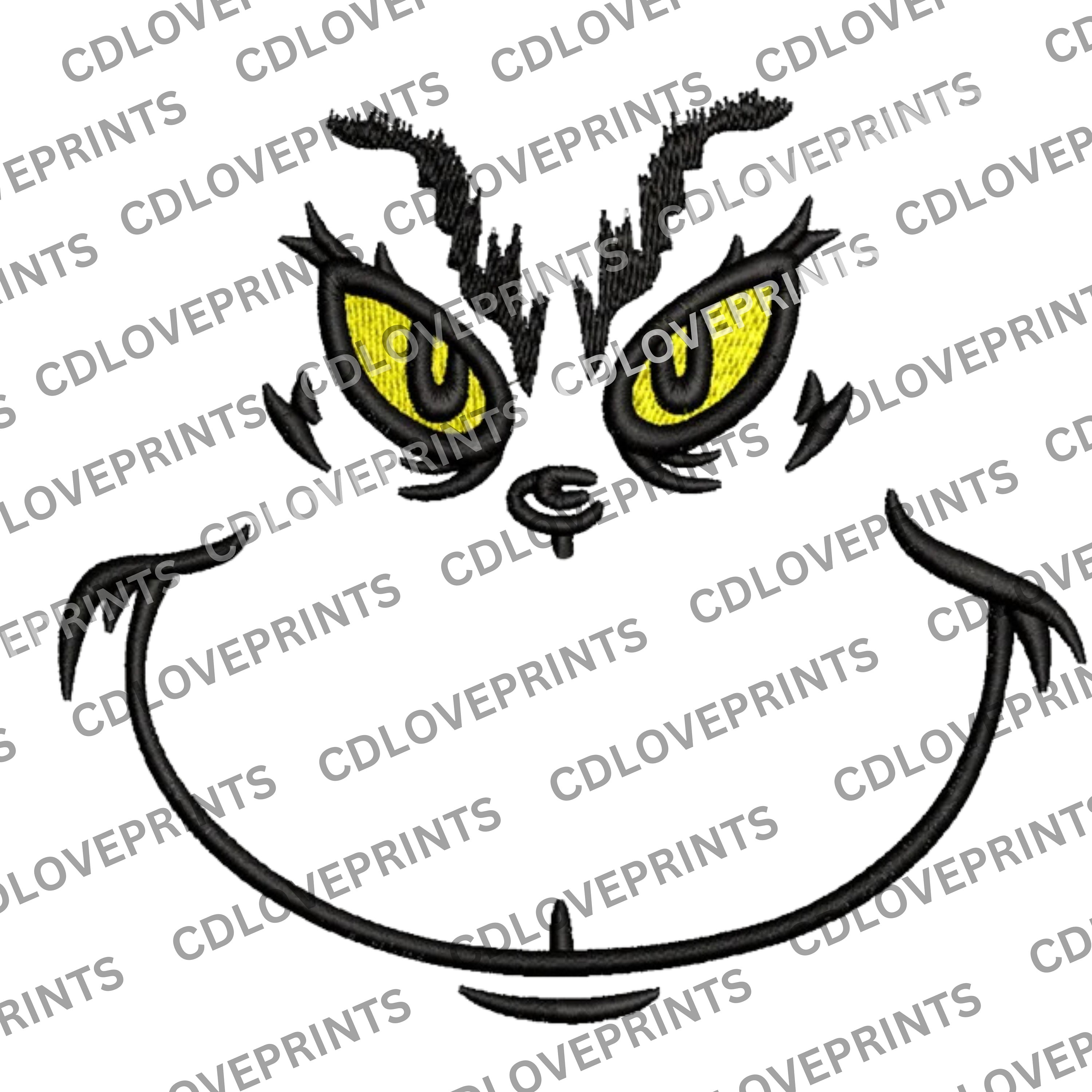 Grinch Face PNG,SVG Design,svg,png, Instant Download, - Etsy