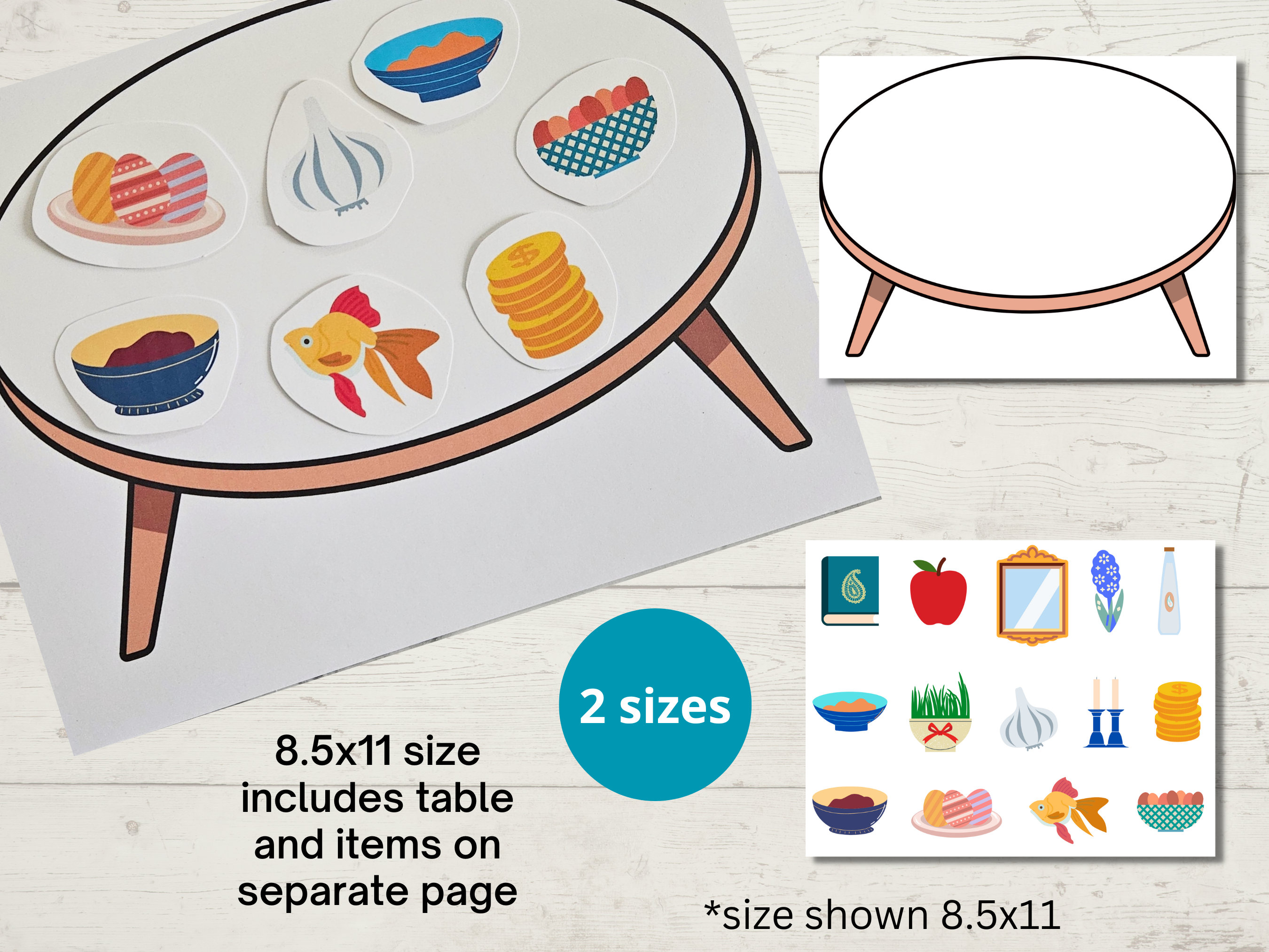 Printable Nowruz Haftseen Kids Craft Activity - Etsy