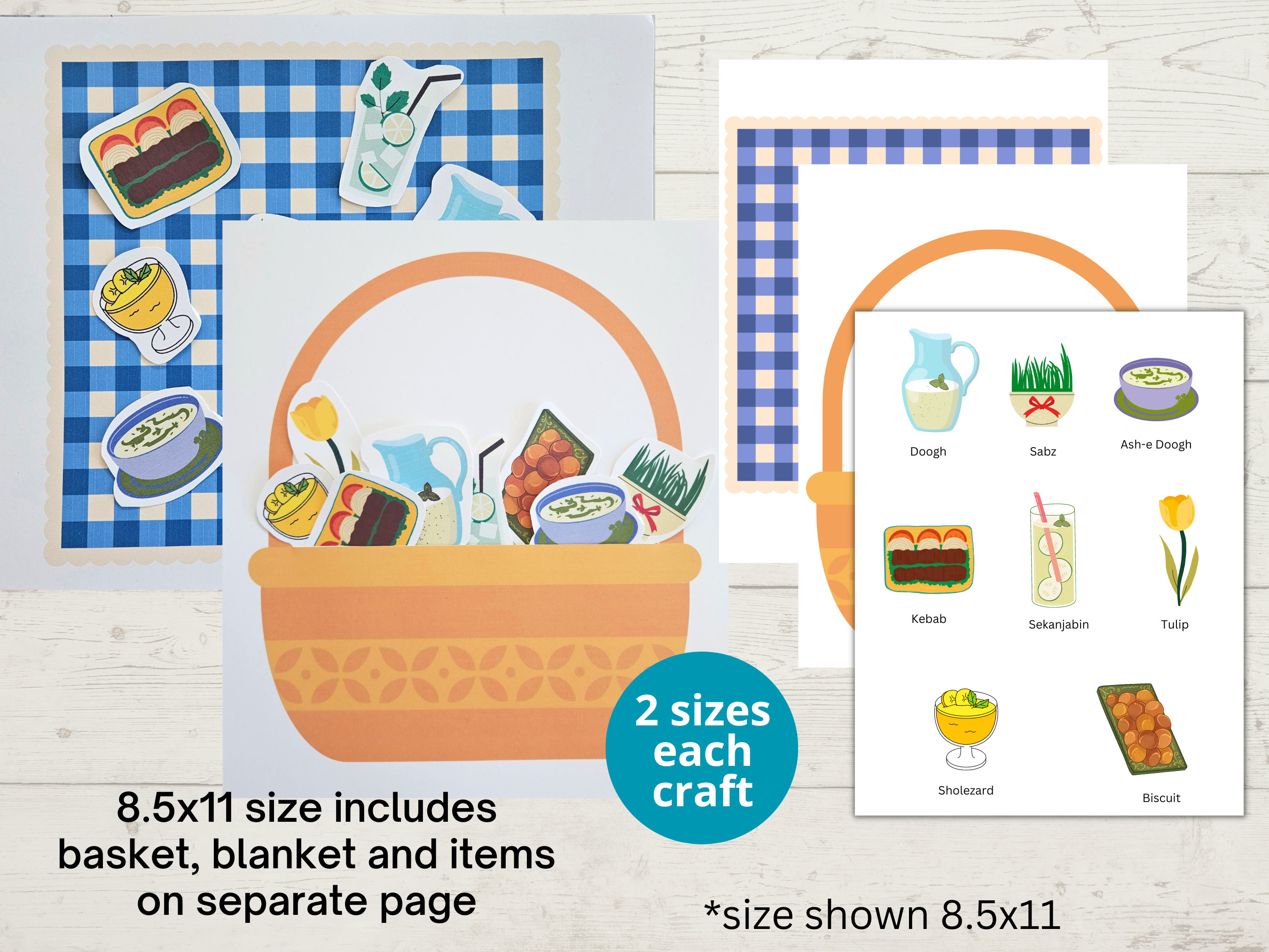 Printable Sizdah Bedar Nowruz Craft Activity for Kids - Etsy