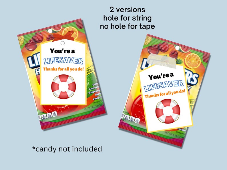 INSTANT DOWNLOAD Teacher Appreciation Candy Gift Tag, Teacher ...
