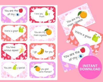 PRINTABLE Valentine, I'm BERRY Glad We're Friends Fruit Snack Tag ...