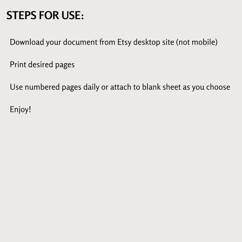 Printable Mindfulness Advent Calendar, 25 Days of Mindfulness - Etsy