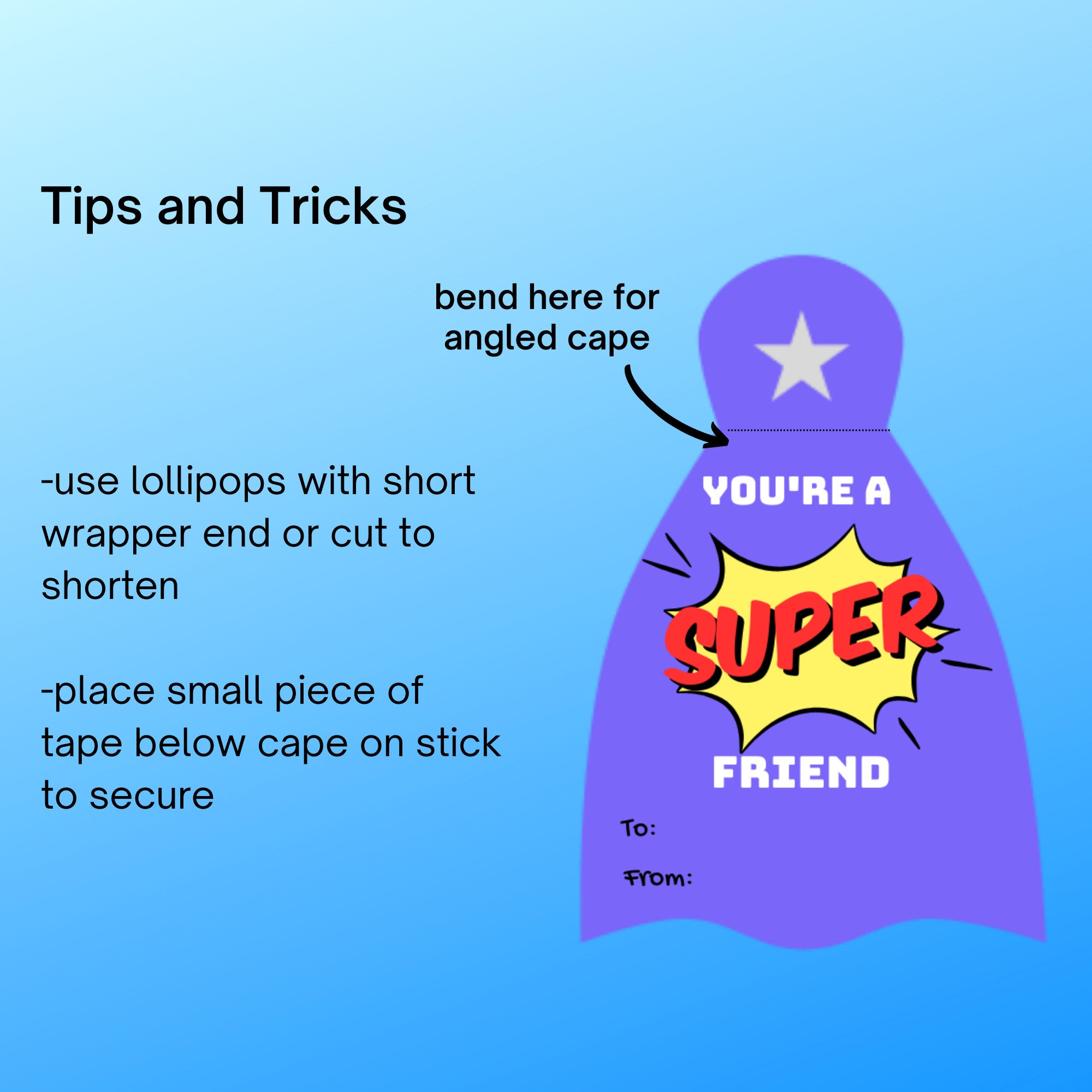 Printable Lollipop Superhero Capes - Etsy